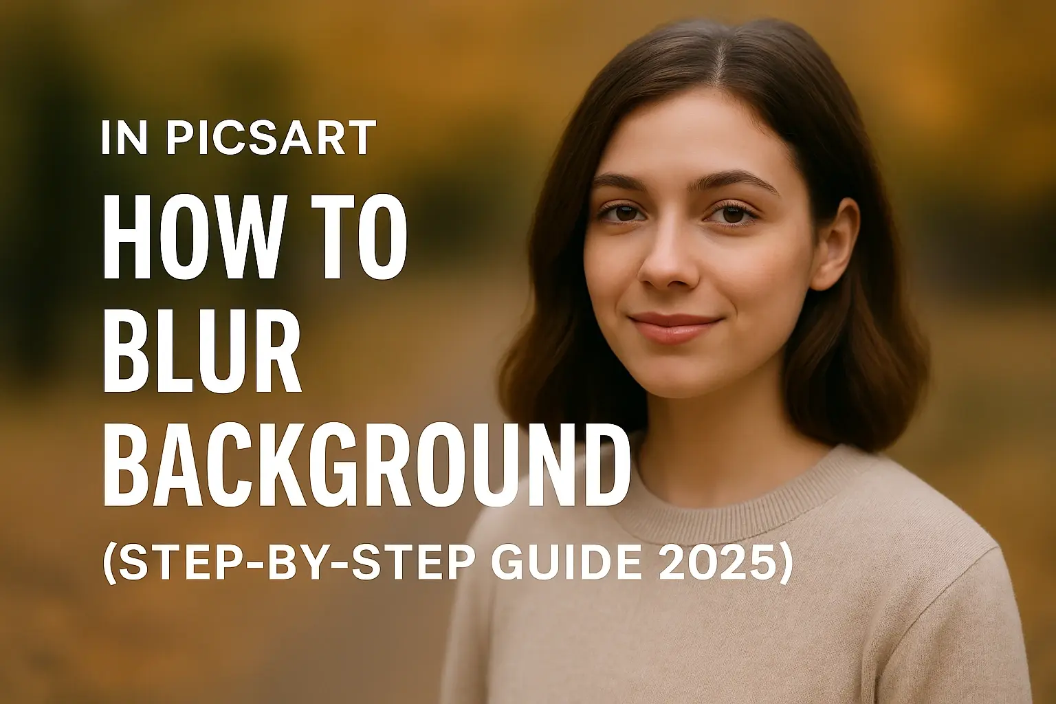 How To Blur Background In PicsArt (Step-by-Step 2025)